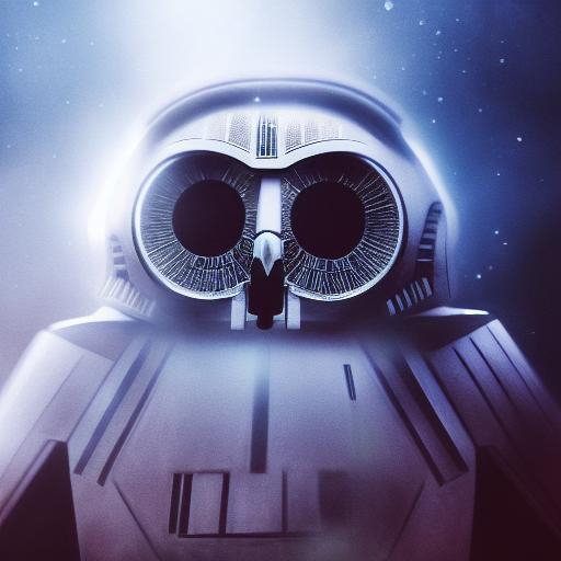 Head owl + star wars, high quality, space fog, 4k | OpenArt