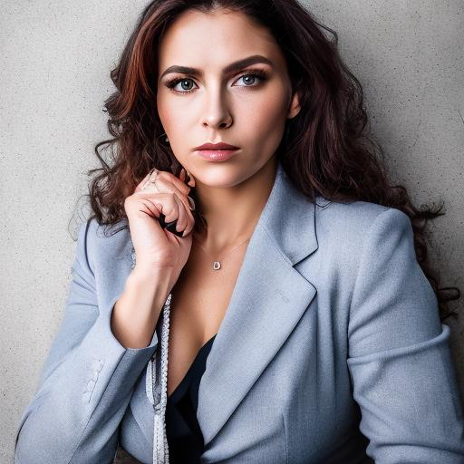 intimidating business woman | OpenArt