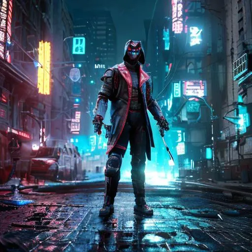 African cyberpunk futuristic dramatic pose cyborg ba... | OpenArt