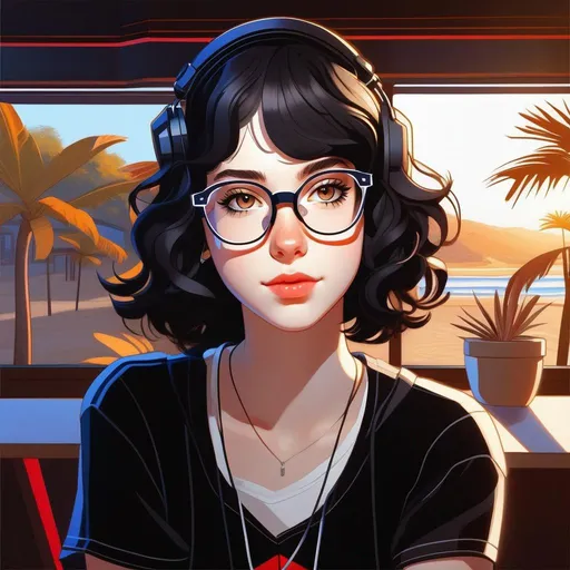 15 years old Brazilian girl, pale skin, short wavy b... | OpenArt