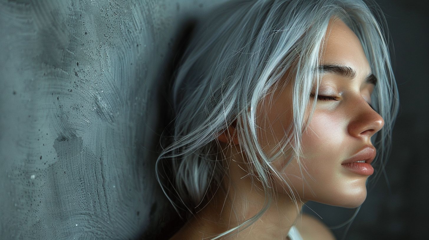 Craft an artistic raw photo style image capturing a...