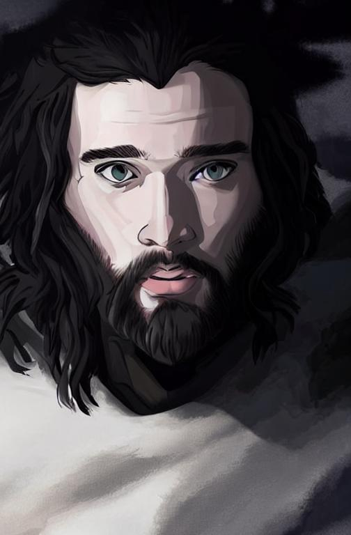 john snow with Studio Ghibli art style, artstation h... | OpenArt