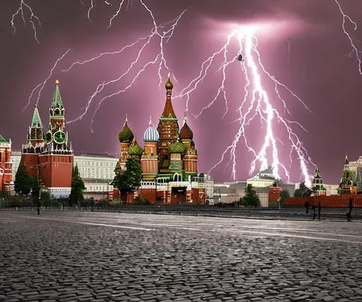 destroyed Kremlin after nuclear Apocalypse in Moscow | OpenArt