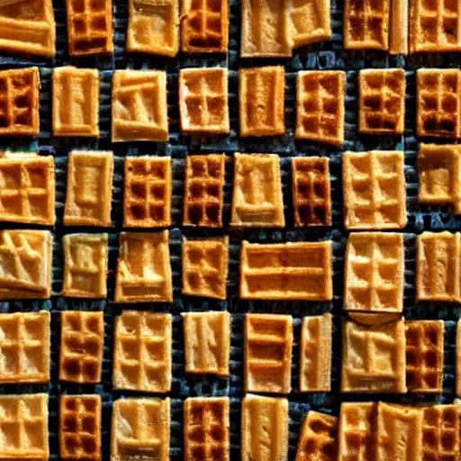 waffle mosaic | OpenArt