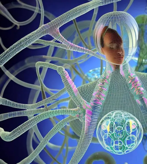 focus on 3D high resolution render of (a large proce... | OpenArt