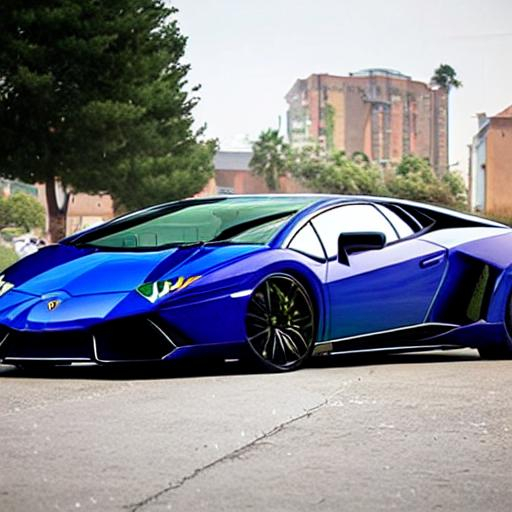 galaxy wrapped lamborghini | OpenArt