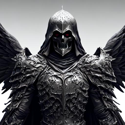 angel of death(man) ,scary armor detailed,lord of th...