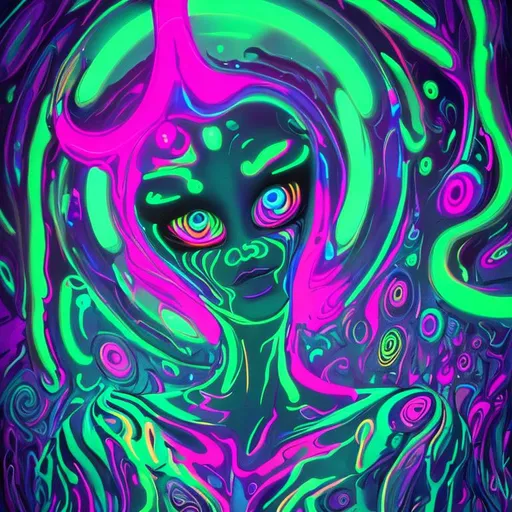 Hypnotic illustration of shahnaz hawkins, hypnotic p... | OpenArt