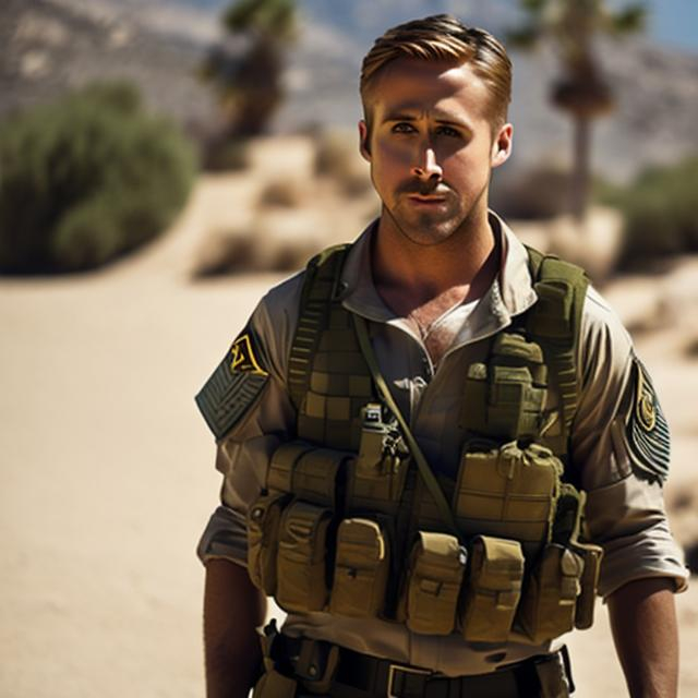 Ryan Gosling as a Greek Special forces unit