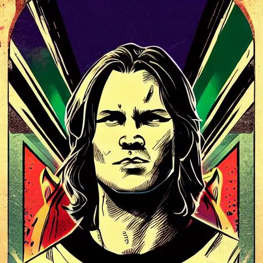Retro comic style artwork, highly detailed keanu ree... | OpenArt