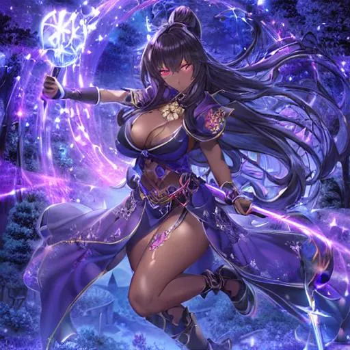 Detailed Face Hyper Realistic Full Body Dark Skin Openart