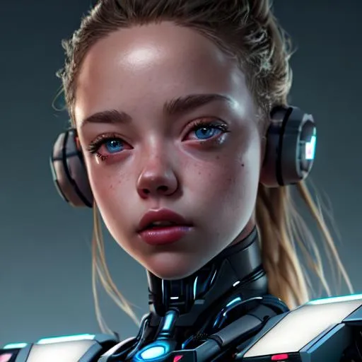 Photorealistic portrait of an Sydney Sweeney as a ro... | OpenArt