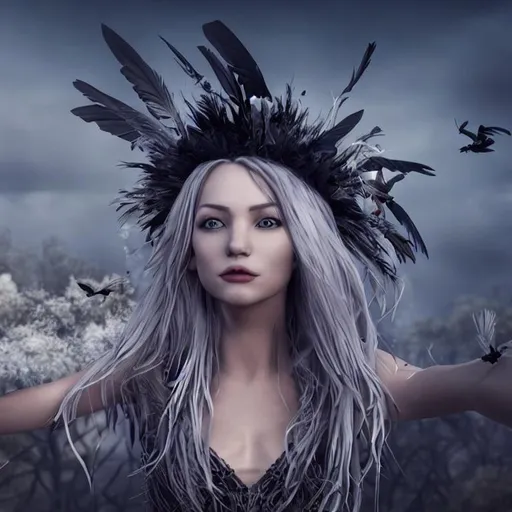 Centered portrait of a beautiful, young, blonde prin... | OpenArt