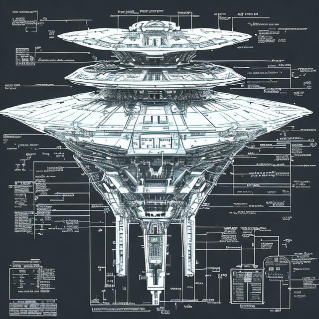 what alien spaceship schematics look like