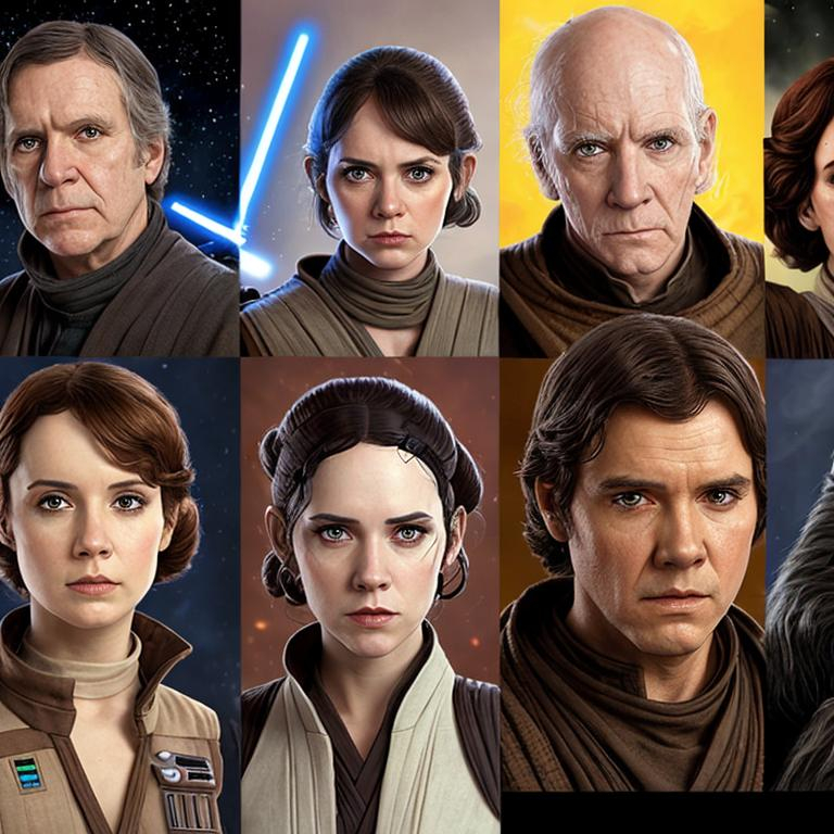 as Star Wars characters | OpenArt