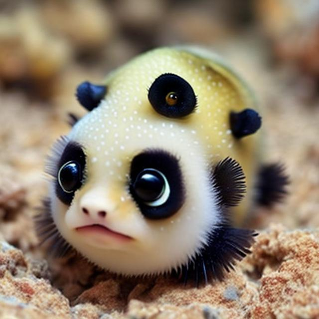 Panda puffer fish fusion