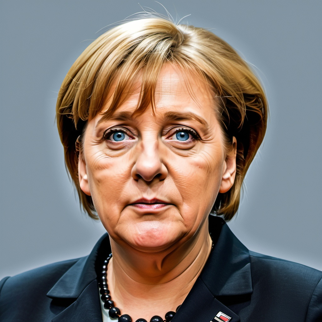 make a photo of angela merkel