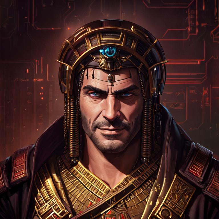 Realistic character portrait. Brutus, Judas. Smiling... | OpenArt