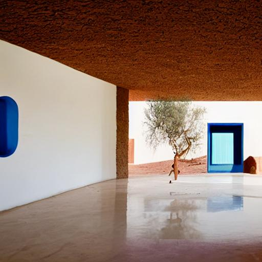 Luis Barragán house in the desert from the inside | OpenArt