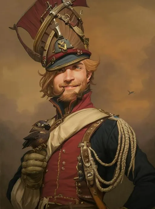 Render a realistic 3D scene on the ship's deck with... | OpenArt