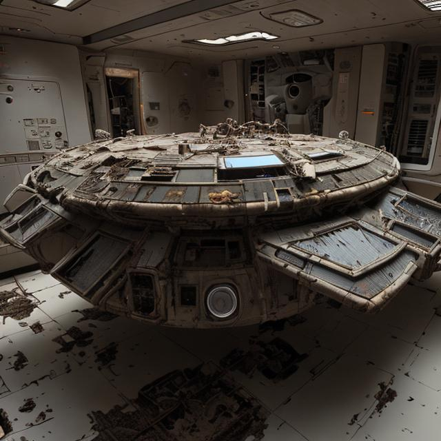 A derelict spacecraft on lv 426