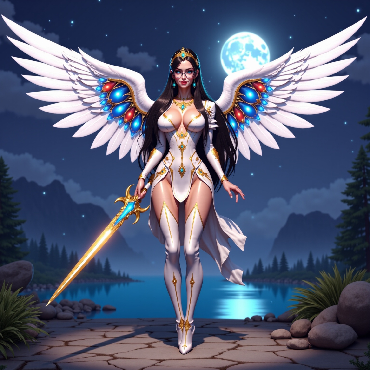 @U3fTXCTGV3pTbANimDfE Scottish Angel wearing a glori...