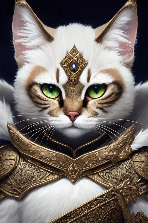 4 winged cat, 4 eyes, (masterpiece), (best quality:1...
