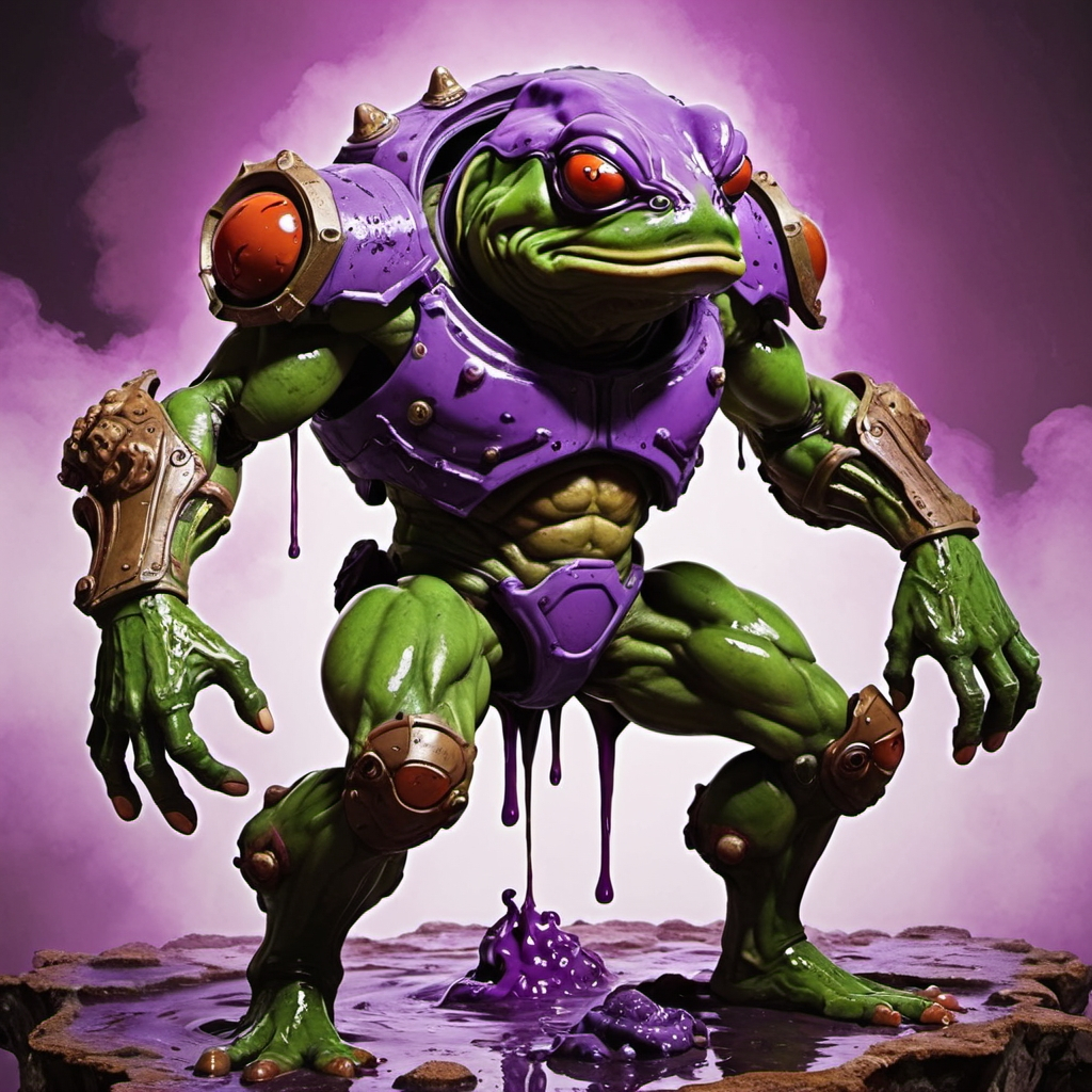 doomguy from doom (2016) video game, fighting a huge...