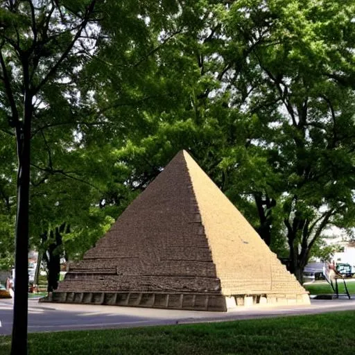 Ancient beer can pyramid of the Olafs | OpenArt