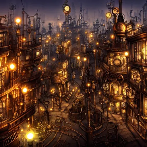 Steampunk world | OpenArt