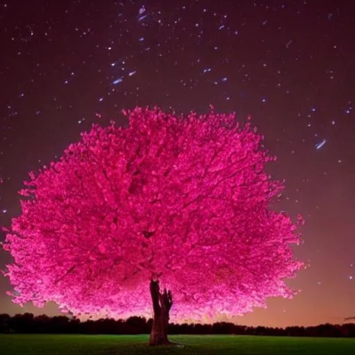 55 feet away from a center framed lone luxuriously b... | OpenArt