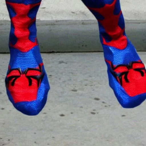 Spiderman feet