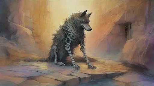 insanely detailed greek wolf, moss growing over paws... | OpenArt