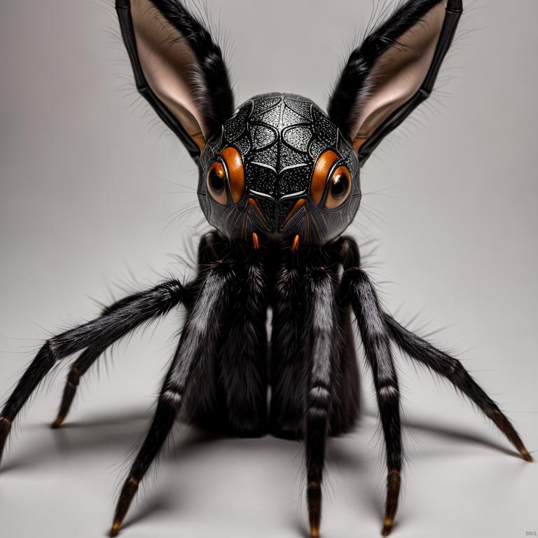 An eldritch horror combining the legs of a spider wi...