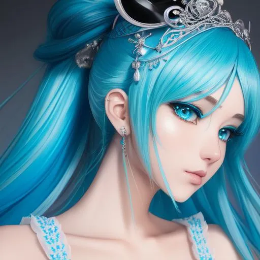 masterpiece hyperdetailed hatsune miku, intricate hy... | OpenArt