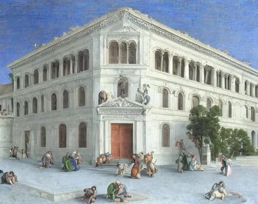 building, High Renaissance, fine art by Raphael | OpenArt