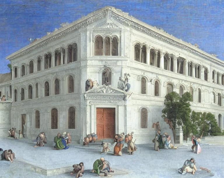 building, High Renaissance, fine art by Raphael | OpenArt