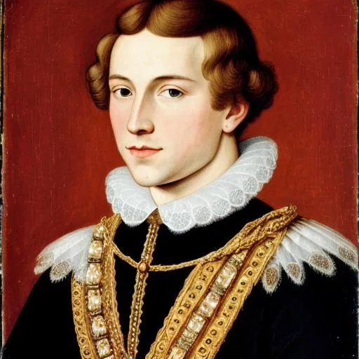 portrait of a 16th-century German light-haired prince | OpenArt