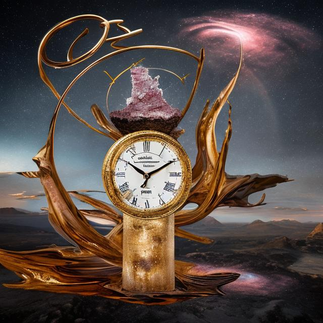 create an image that symbolizes the begging of time...