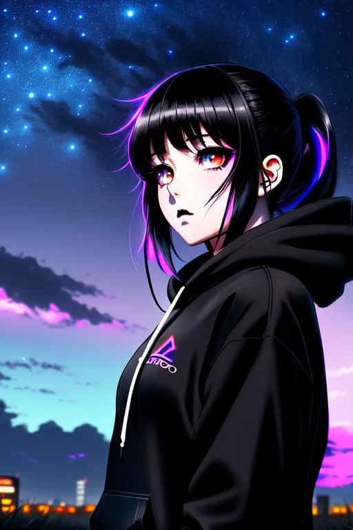 1girl, anime, oil color masterpiece, realistic, bro... | OpenArt