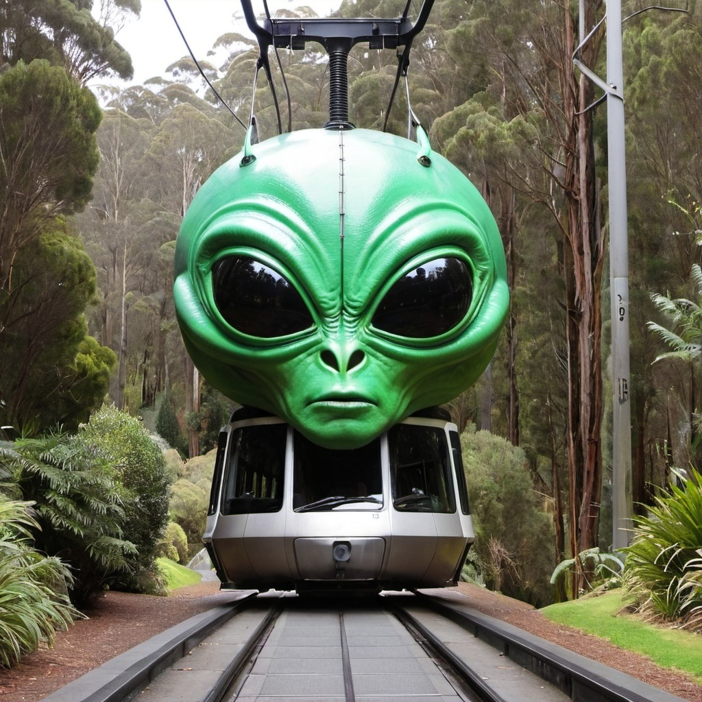 Alien Tram Mount Dandenong