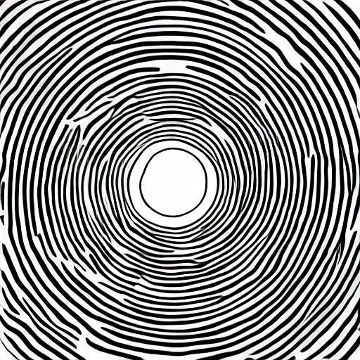 WORMHOLE simple outline image | OpenArt