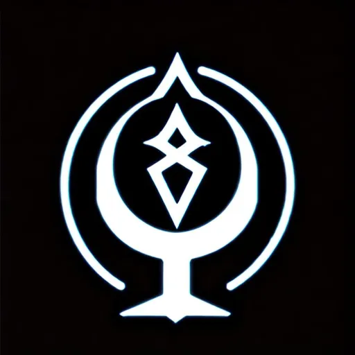 black and white, text, magic rune. clean lines, HD,... | OpenArt