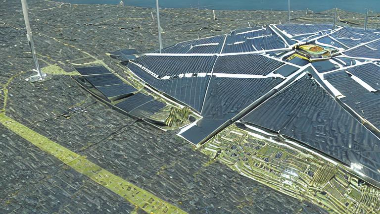 futuristic solar city | OpenArt