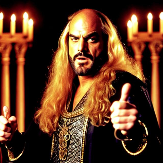 Jesse Ventura as macbeth in William Shakespeare’s Th...