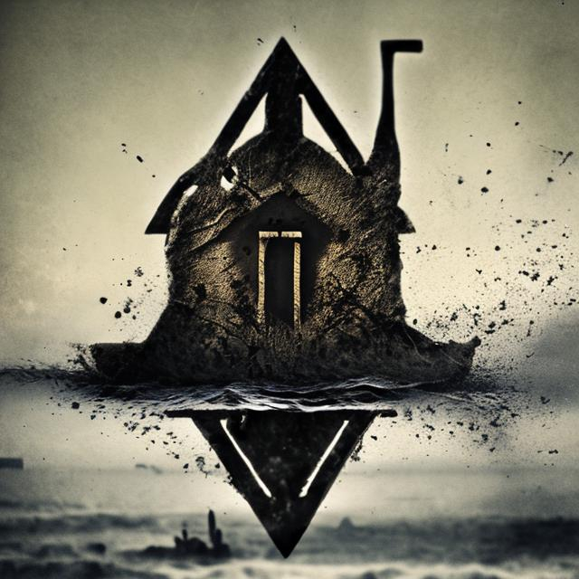 The symbol that god gave Noah after the flood, above...