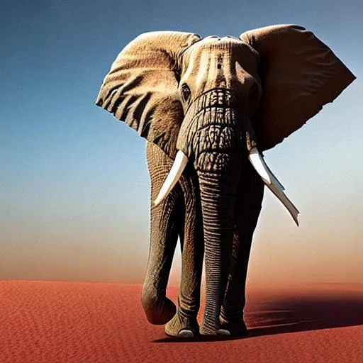 a book cover about an majestic elephant who gets stu... | OpenArt