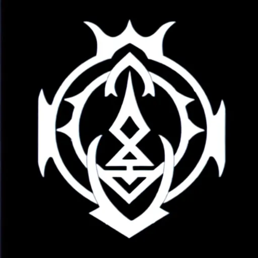 black and white, text, magic rune. clean lines, HD,...