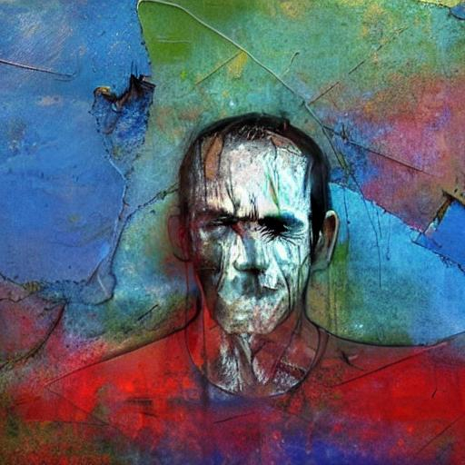 abstract art that represents the pain and struggles... | OpenArt