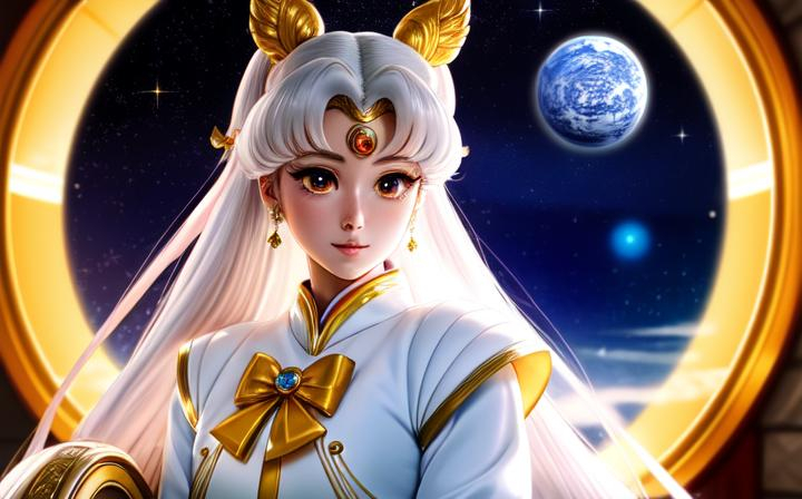 full body shot, anime wallpaper, Tsukino Usagi, Sail... | OpenArt